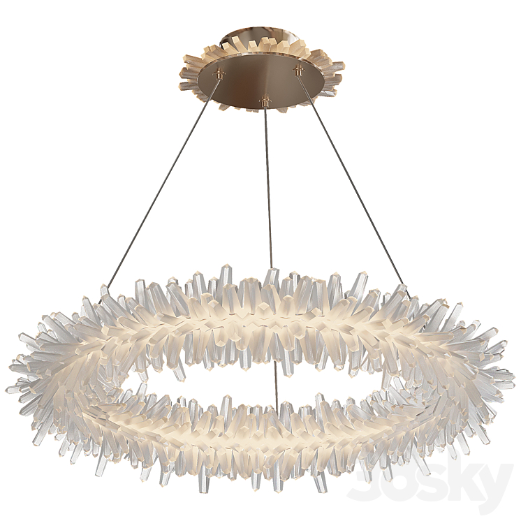 Roslyn Ch light - Pendant light - 3D model