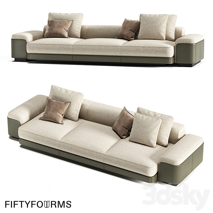 FIFTYFOURMS Lares 11 Modular Sofa - Sofa - 3D model