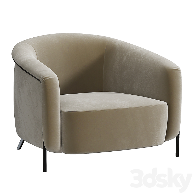 Ring chair by Bodema - Arm chair - 3D model