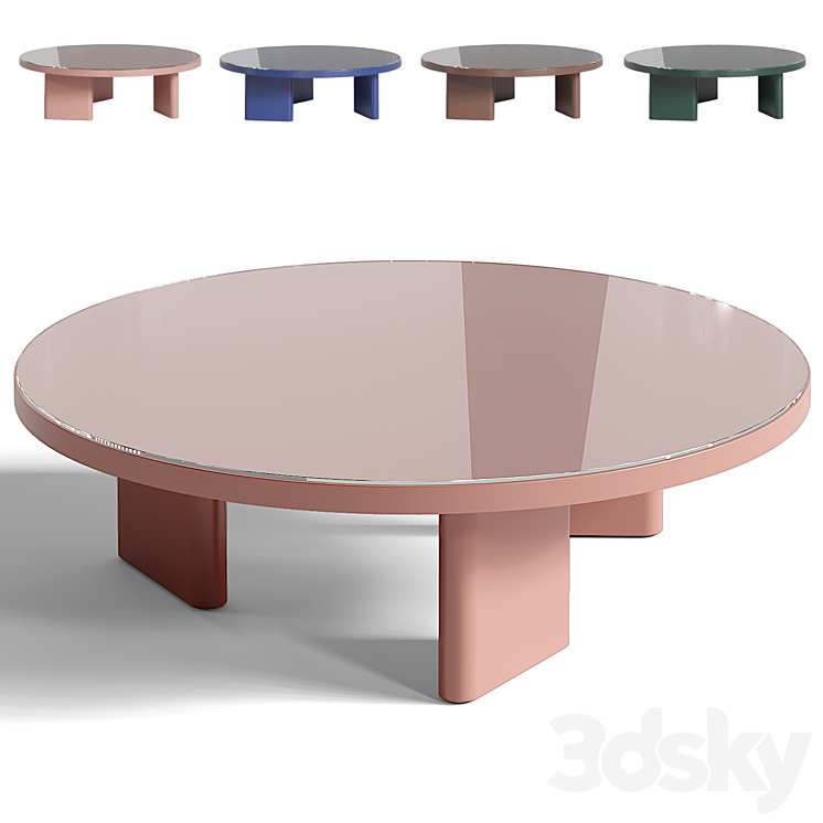 Coffee Table ROOPA By Arper - Table - 3D model