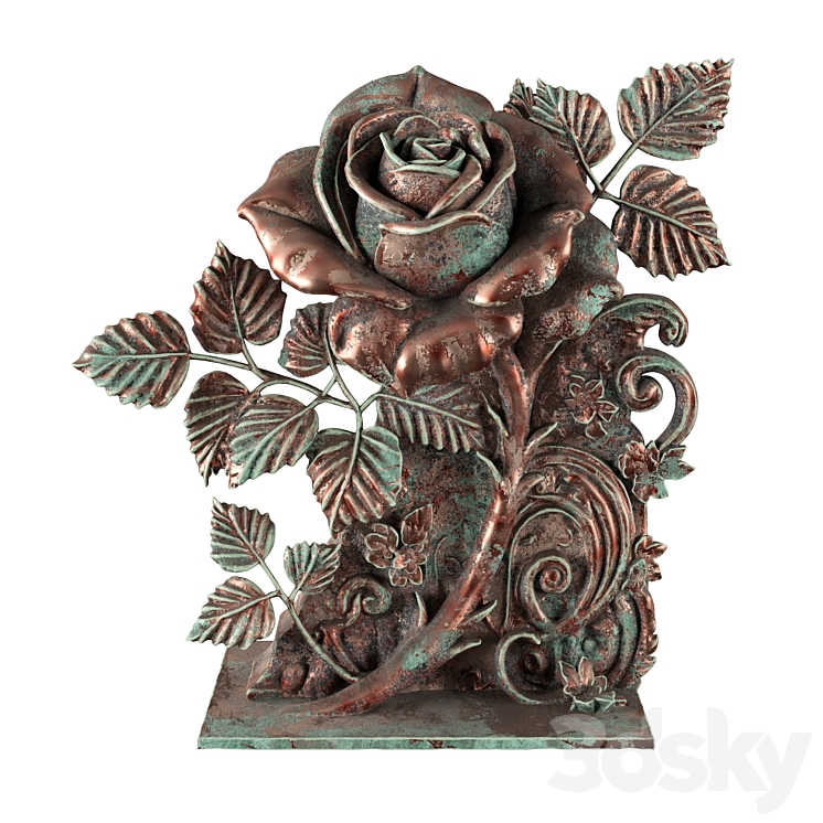 flower 1 - Sculpture - 3D model