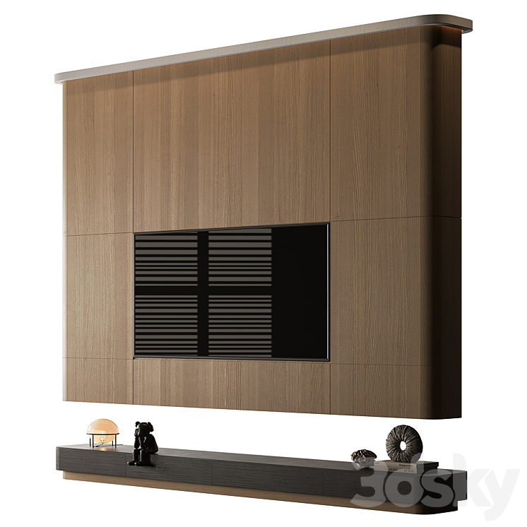 Double Sided TV Wall - Set 275 - TV Wall - 3D model