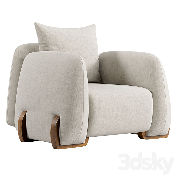 Madrid Chair - Arm chair - 3D model