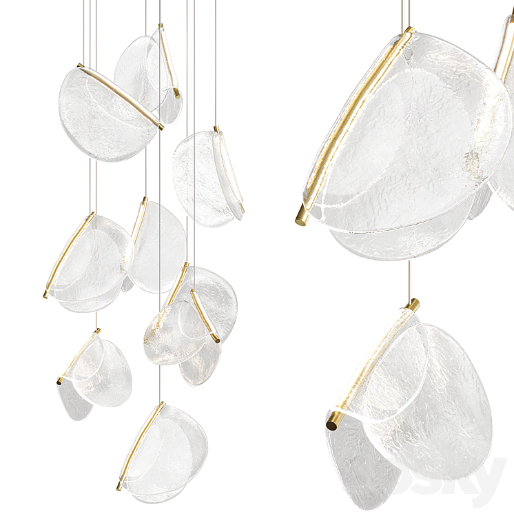 Bocci 141.8 series random - Pendant light - 3D model