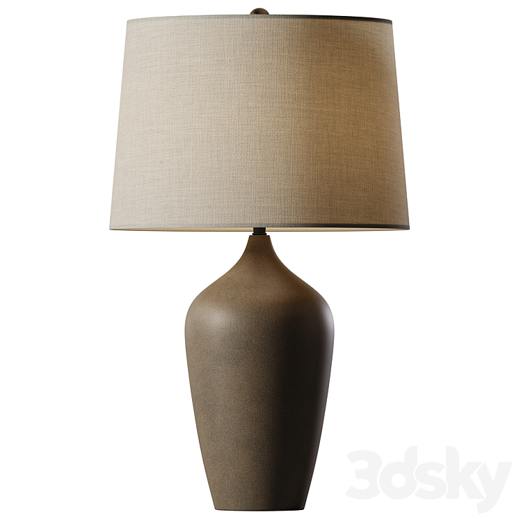 Theo Ceramic Table Lamp - Table lamp - 3D model