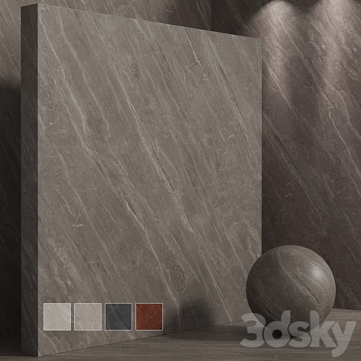 Seamless material - stone set 211 - Stone - 3D model