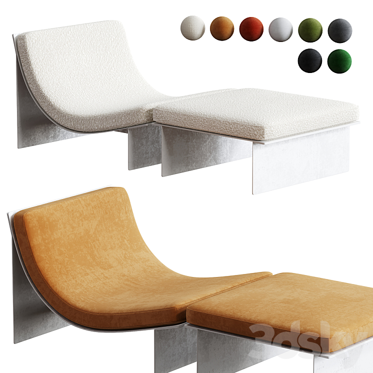 Kollen Lounge Chair - Arm chair - 3D model