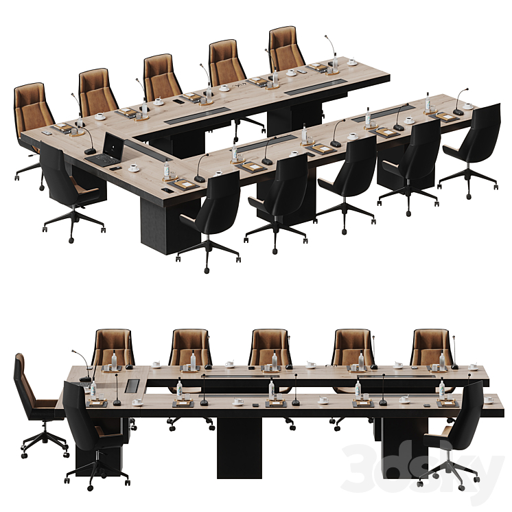 meeting table - Office furniture - 3D model
