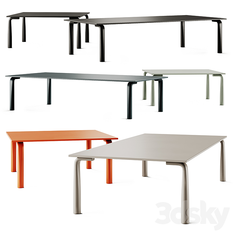 et al. AMBIT Metal Coffee Tables - Table - 3D model