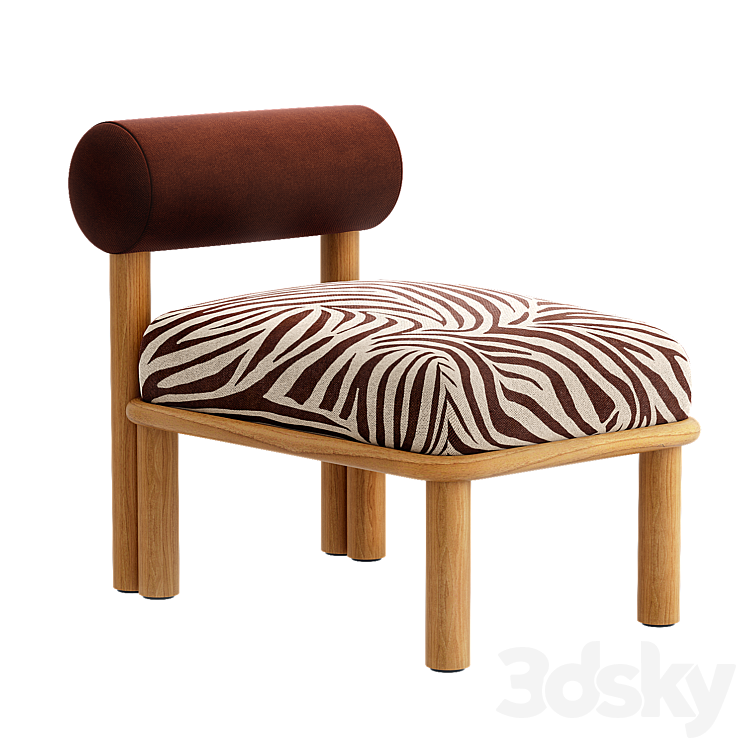 The Maitha Sienna Chair - Arm chair - 3D model