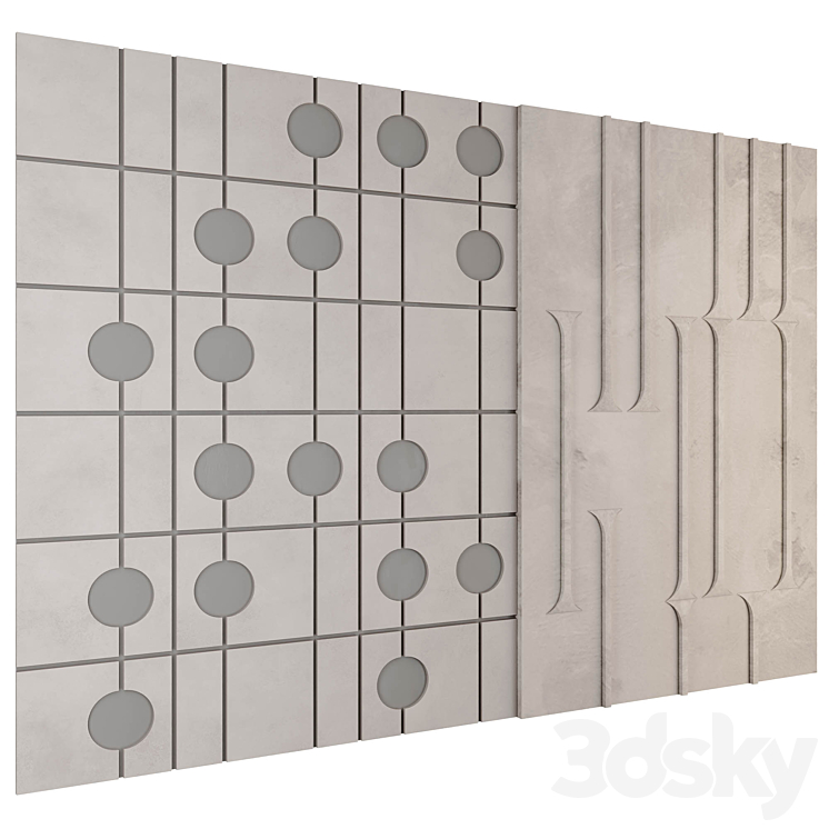 Decorative Wall 3D Panel 03 - 3D panel - 3D model