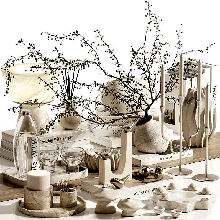 Decorative Set 52 - Decorative set - 3D model