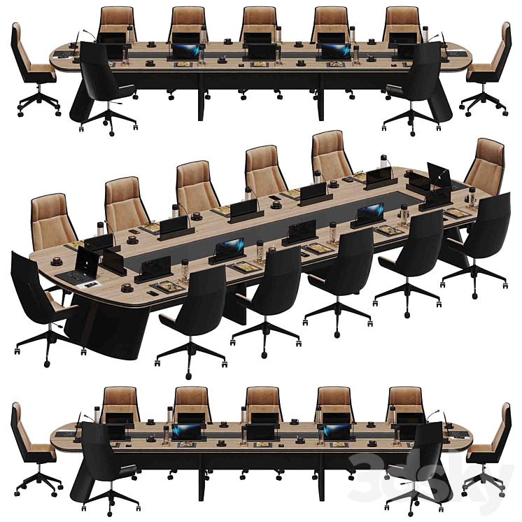 Meeting table - Office furniture - 3D model