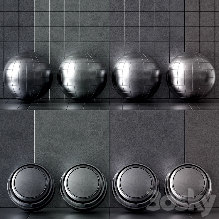 Elite Textures | Metal Collection | Material 0009 - Metal - 3D model