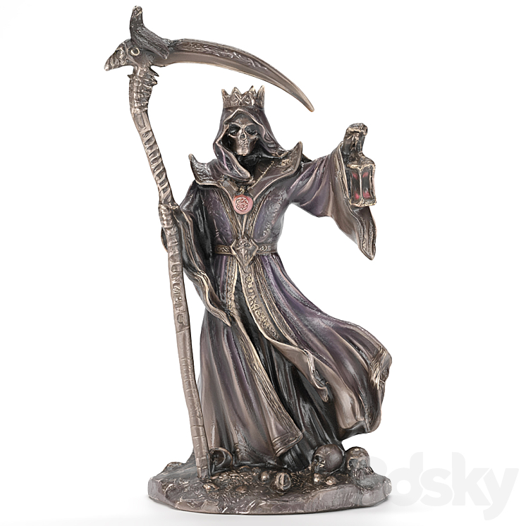 Death skeleton - Sculpture - 3D model