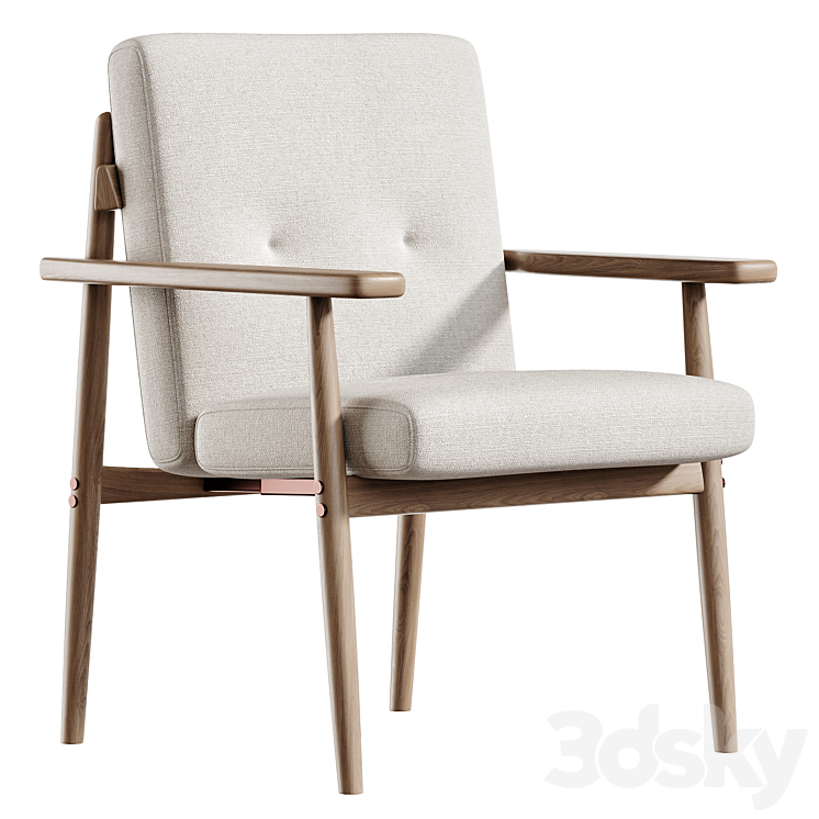Minotti Trio Dining Chair - Chair - 3D model