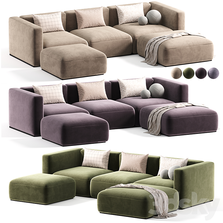 Poliform Shangai Sofa - Sofa - 3D model