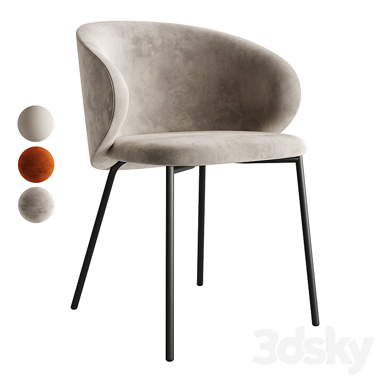 Connubia Tuka Chair - Chair - 3D model
