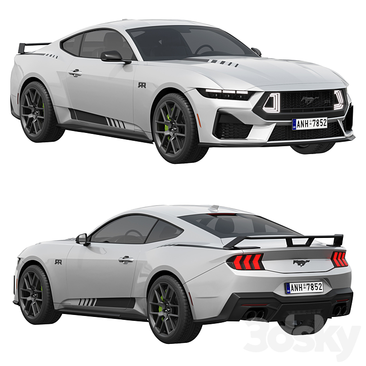 2026 Ford Mustang RTR - Ground Transport - 3D model