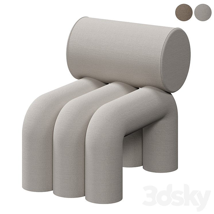 Como Chair - Arm chair - 3D model