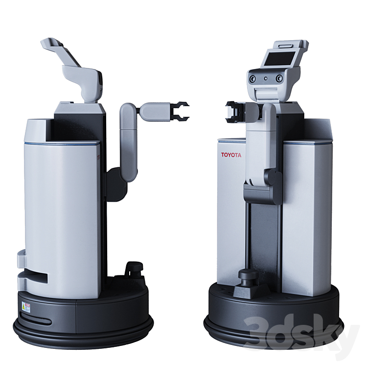service robot 012 - PC & other electronics - 3D model