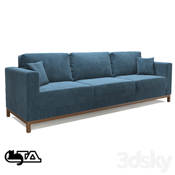 The Lux-1 sofa for relaxation on a 3 m frame. Models from the STD ...
