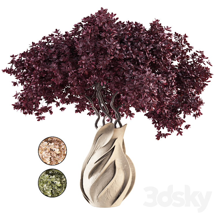 GD Flowers in Vase Collection 46 - Bouquet - 3D model