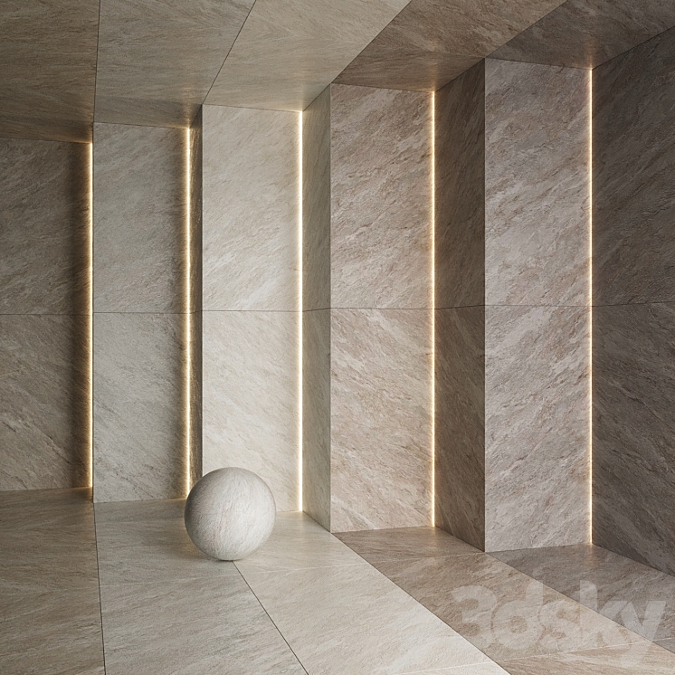 MONOCIBEC DICTA set 2 tile collection (6 types) - Tile - 3D model