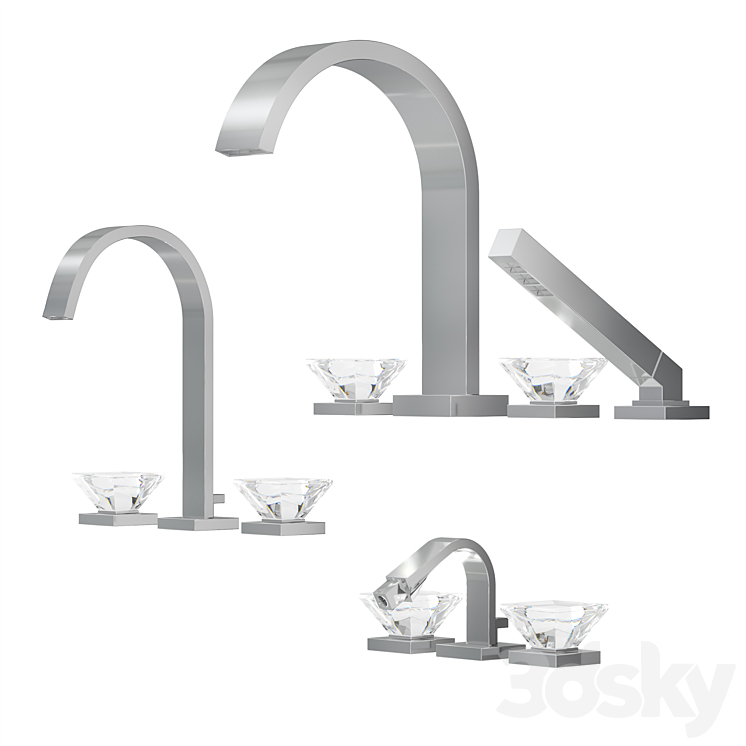 Joerger Empire Royal Crystal Faucet Collection - Faucet - 3D model