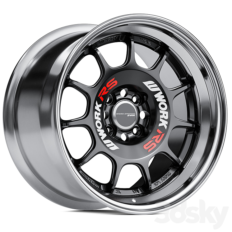 WORK EMOTION RS11 Wheel - Ground Transport - 3D model