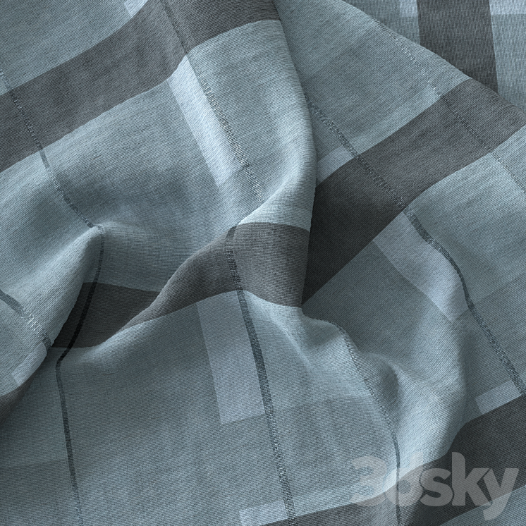 Seamless Cotton Fabric,PBR 4K JPEG (3 textures) - Fabric - 3D model