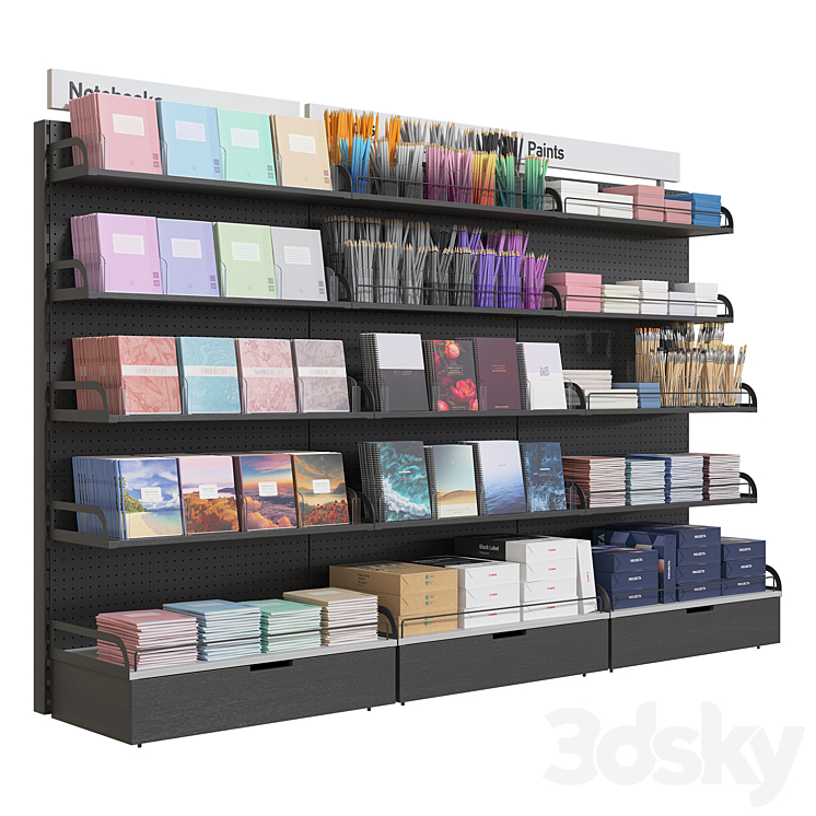 Stationery Part 2 - Shop - 3D model