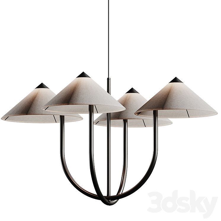 Made Studio Miko Pendant Lamp - Pendant light - 3D model