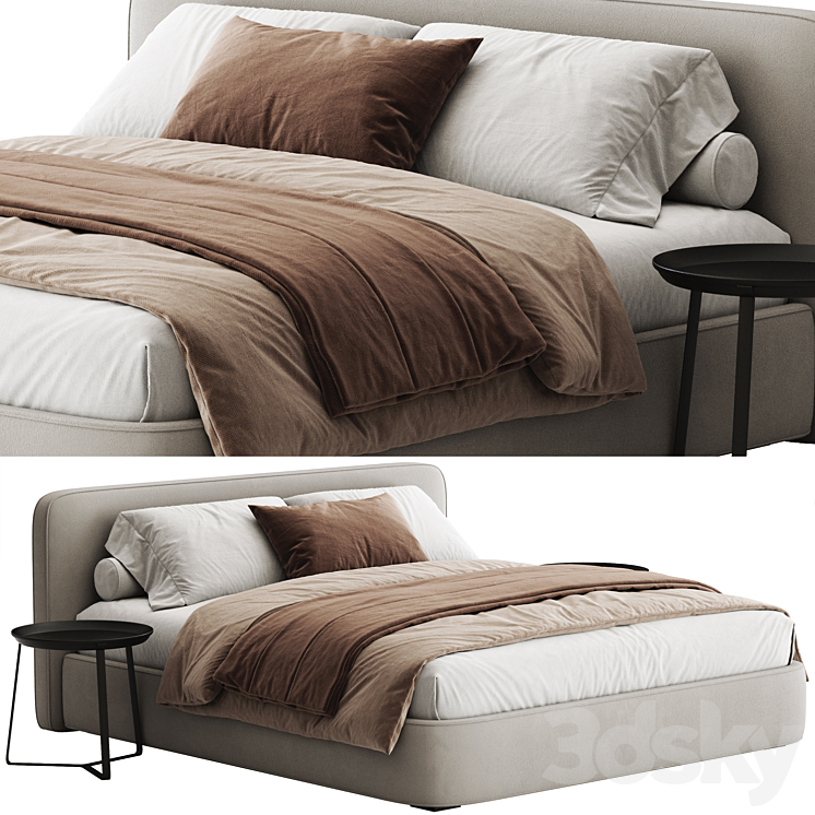Lavsit Baddi Bed - Bed - 3D model