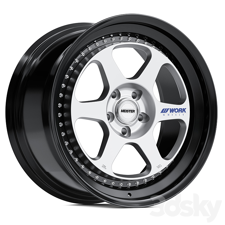 Wheel rim WORK MEISTER L1 - Ground Transport - 3D model