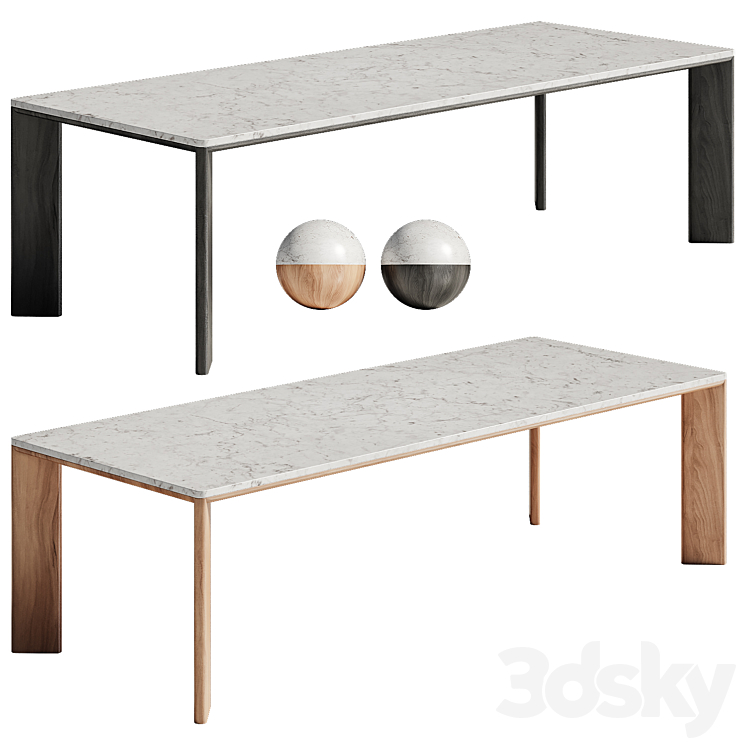 Palm Beach Dining Table - Table - 3D model