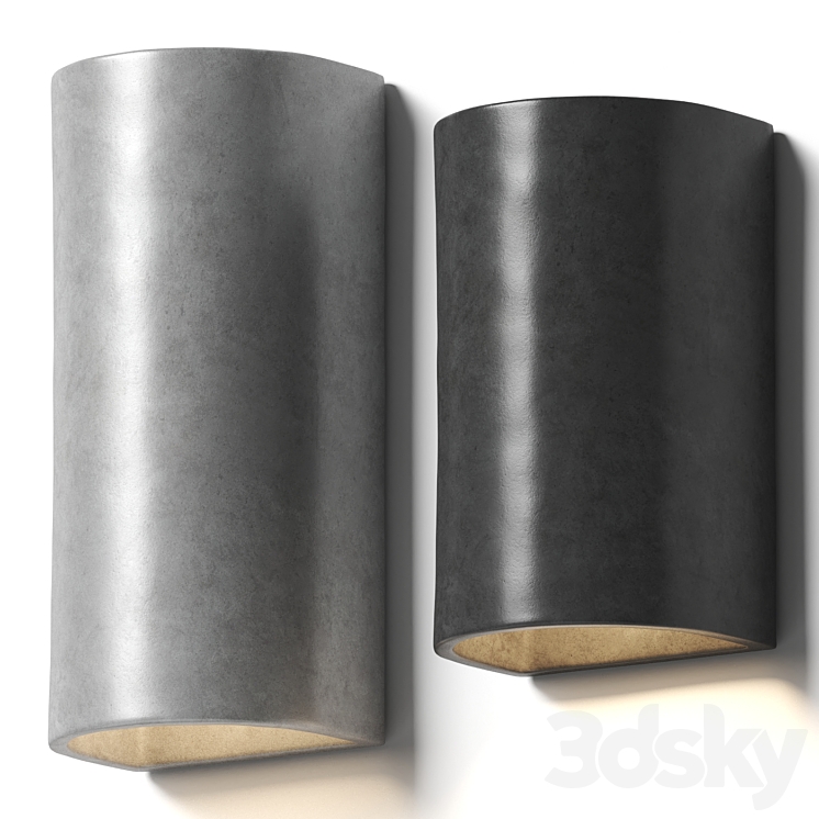 Handmade Ceramic Wall Light - Lighting Collective - Wall light - 3D model