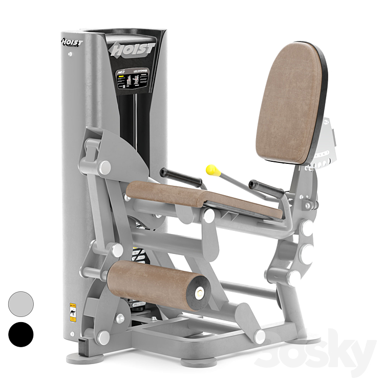 LEG EXTENSION Hoist fitness RS-2401 - Sports - 3D model