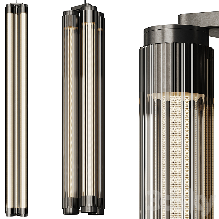 Henge - SPYDER 80 by Massimo Castagna - Pendant light - 3D model