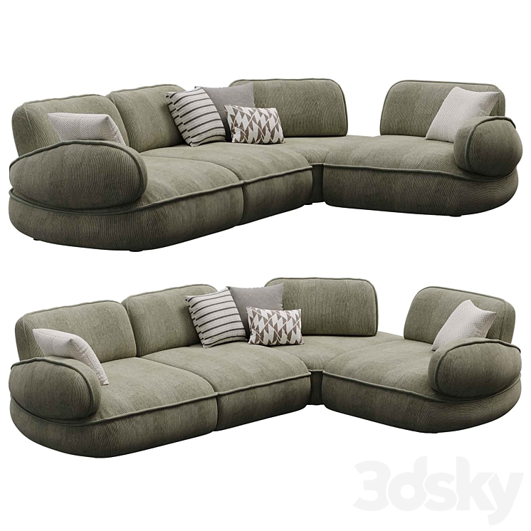 Snail Sofa by Natuzzi - Sofa - 3D model