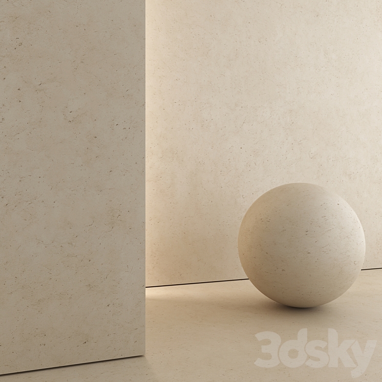 Limestone / Material and Tile - Set 02 - Stone - 3D model