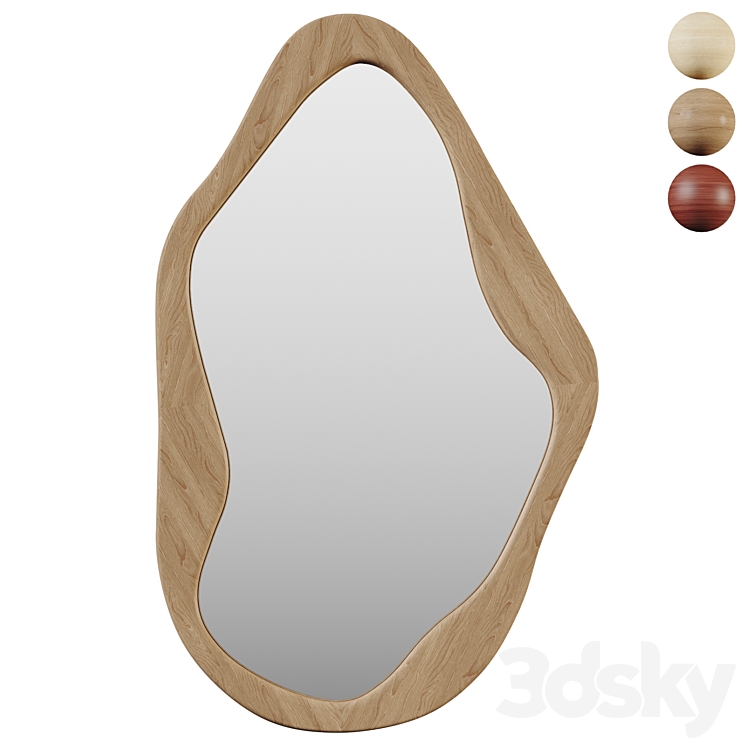 Flow Mirror by Luxen Home - Mirror - 3D model