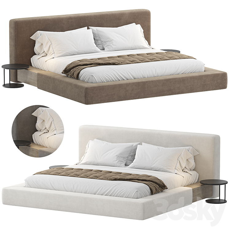 Jasper Deluxe Motion Bed - Bed - 3D model
