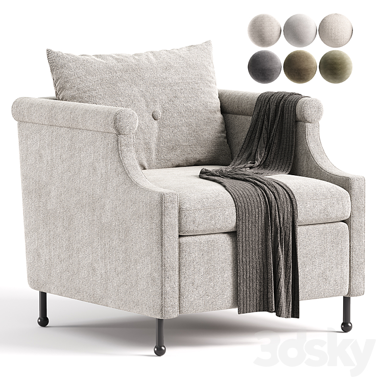 Clegg Lounge Chair by MCGEECO - Arm chair - 3D model