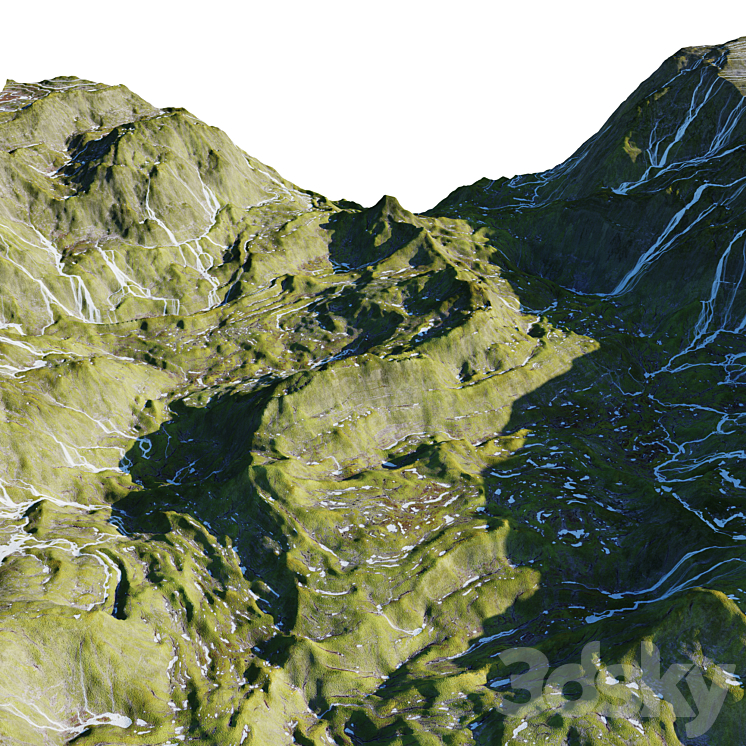 mountain_02 - Environment elements - 3D model