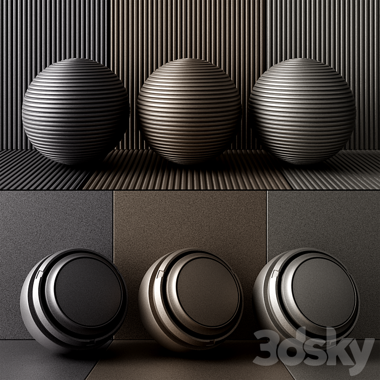 Elite Textures | Metal Collection | Material 0034 - Metal - 3D model