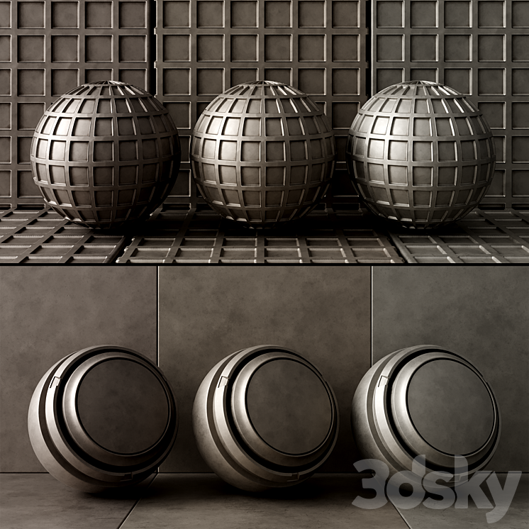 Elite Textures | Metal Collection | Material 0035 - Metal - 3D model