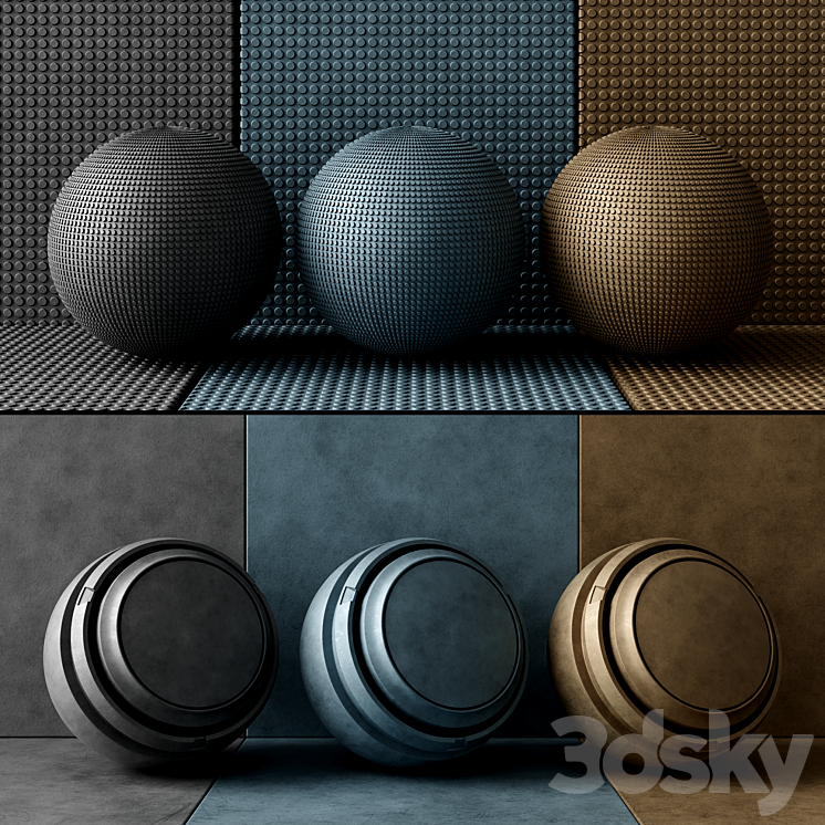 Elite Textures | Metal Collection | Material 0037 - Metal - 3D model