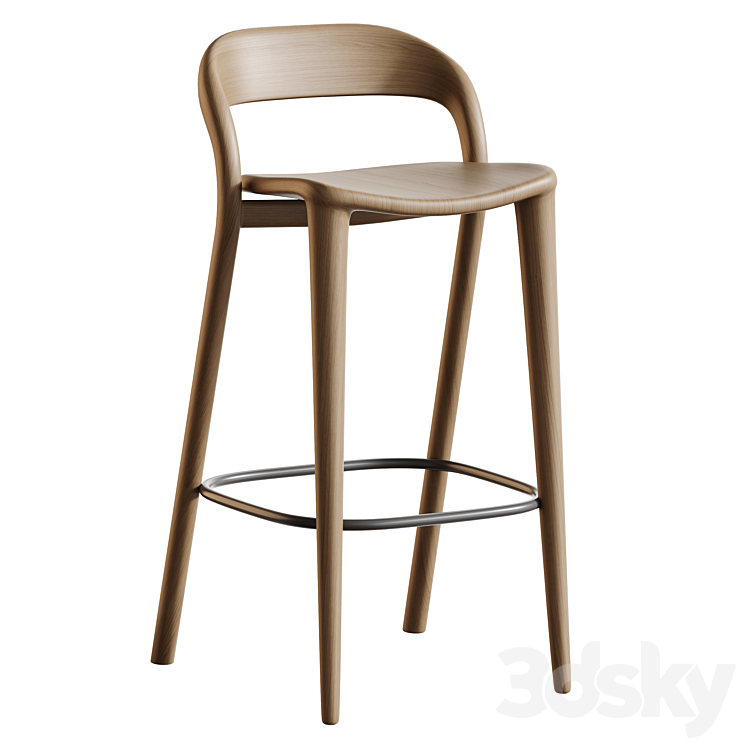 Lugano bar - Chair - 3D model