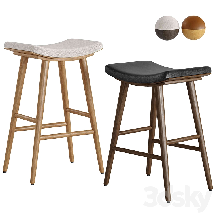 Union Bar and Counter-Fourhands - Chair - 3D model